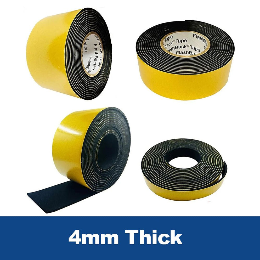 4mm EPDM Sponge Foam Rubber Tape - Neoprene Alternative, Weatherproof ...