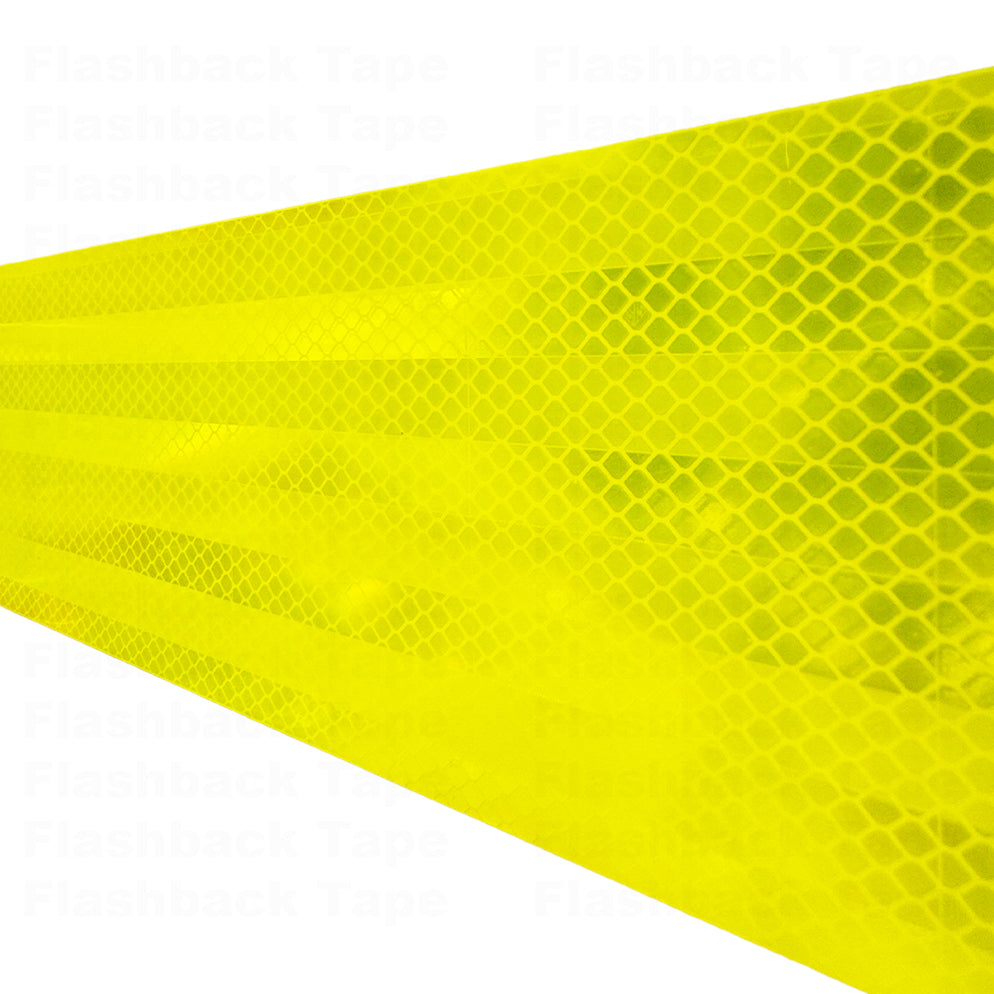Yellow Reflective Tape - High Visibility Prismatic Tape | Flashback Tape