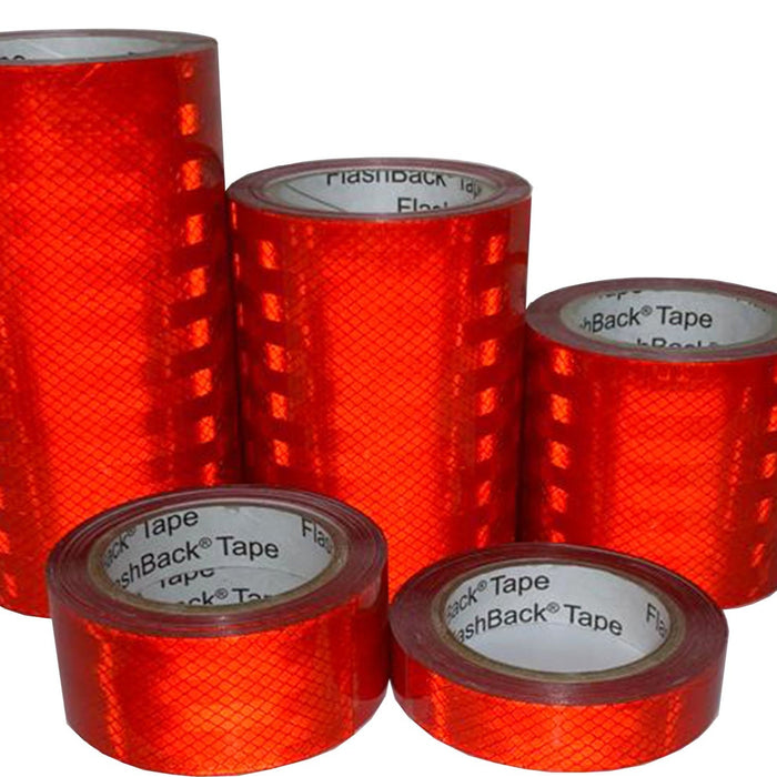 Red Reflective Tape | Free UK Delivery | UK Supplier. — Flashback Tape