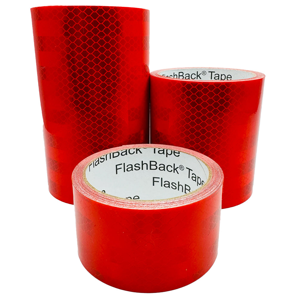 Red Premium Prismatic Reflective Tape — Flashback Tape