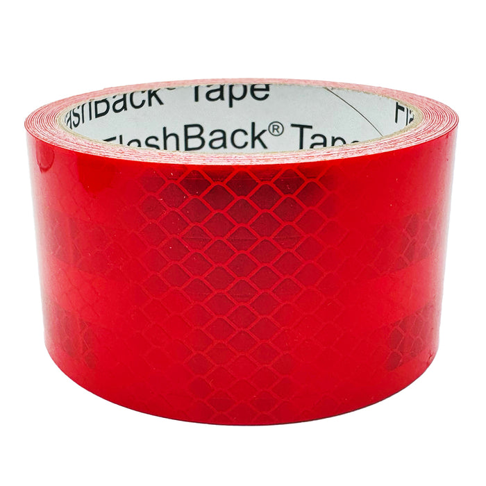 Red Reflective Tape | Free UK Delivery | UK Supplier. — Flashback Tape