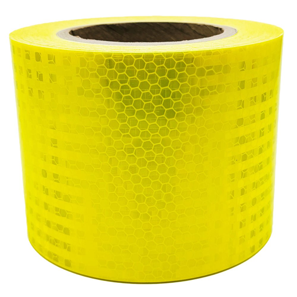 Hi Vis Yellow Prismatic Reflective Tape - (RA2 Certified) — Flashback Tape